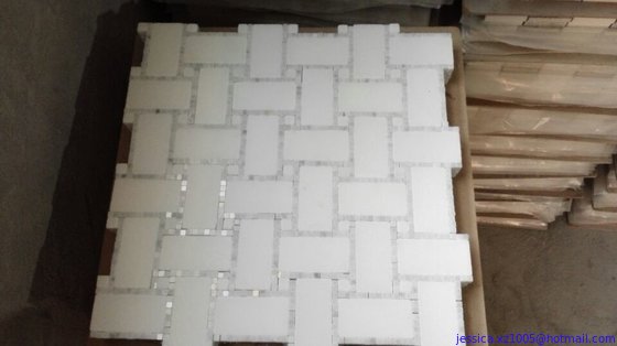 Natural Stone White Marble Mosaic, Mosaic Veneer,White Marble Mosaic,Marble Mosaic