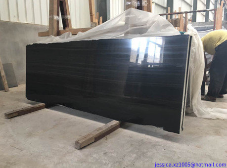 Popular Black Marble Chinese Wood Black Marble Black Wood Marble Slab,Marble Tile On Selling