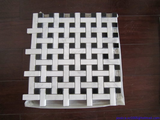 Carrara White Marble Mosaic,Marble Mosaic,White Marble Mosaic ,Eastern White Marble Mosaic