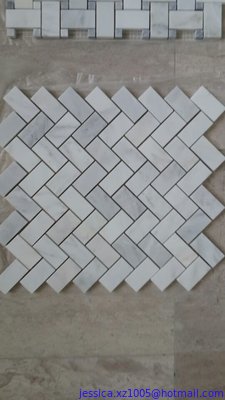 Carrara White Marble Mosaic,Marble Mosaic,White Marble Mosaic ,Eastern White Marble Mosaic