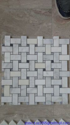 Carrara White Marble Mosaic,Marble Mosaic,White Marble Mosaic ,Eastern White Marble Mosaic
