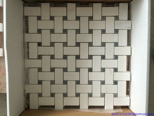 Natural Stone White Marble Mosaic, New marble material Mosaic ,Mosaic Veneer,White Marble Mosaic,Marble Mosaic