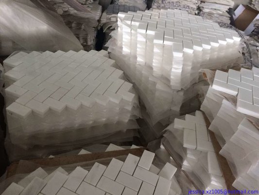 Natural Stone White Marble Mosaic, New marble material Mosaic ,Mosaic Veneer,White Marble Mosaic,Marble Mosaic