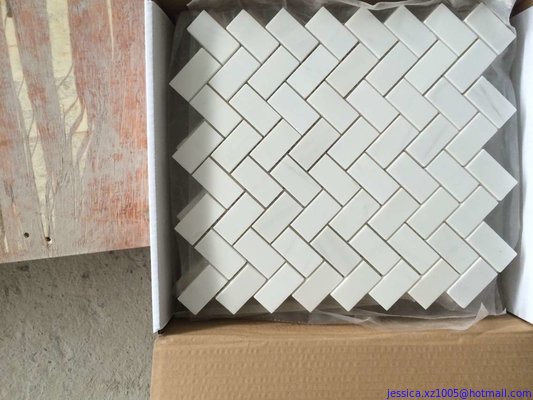 Natural Stone White Marble Mosaic, New marble material Mosaic ,Mosaic Veneer,White Marble Mosaic,Marble Mosaic