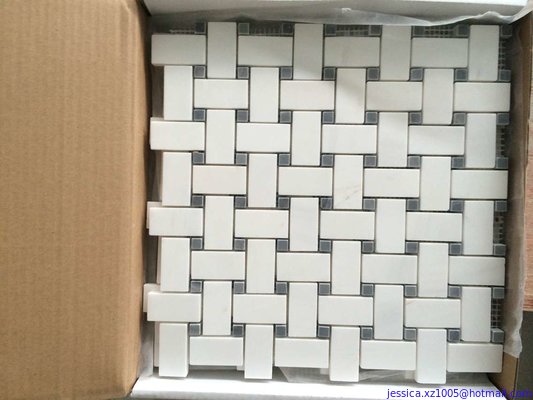 Natural Stone White Marble Mosaic, New marble material Mosaic ,Mosaic Veneer,White Marble Mosaic,Marble Mosaic