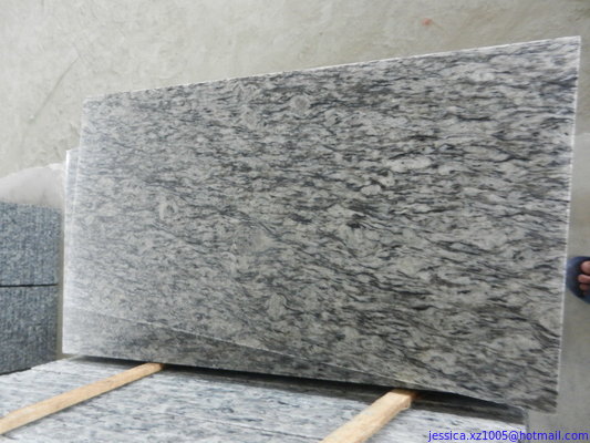 Cheapest 60X60cm Polished Sea Wave Granite,China spray white granite slabs sea wave granite slabs price