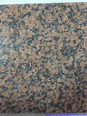 China Guilin Red chinese granite polished flamed bush-hammered finish tiles slabs for wholesale