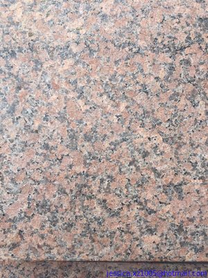China Guilin Red chinese granite polished flamed bush-hammered finish tiles slabs for wholesale