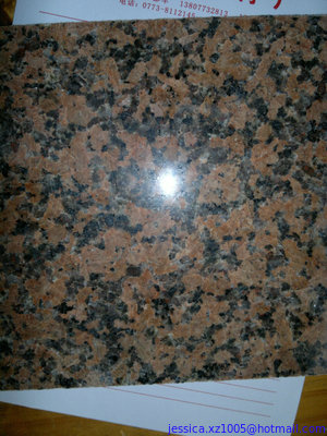 China Guilin Red chinese granite polished flamed bush-hammered finish tiles slabs for wholesale