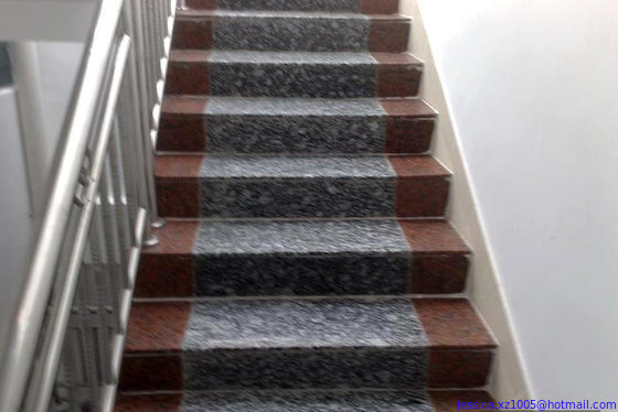 Construction material Natural stone Factory Supplier Sea Wave White Granite Polished Stairs and steps