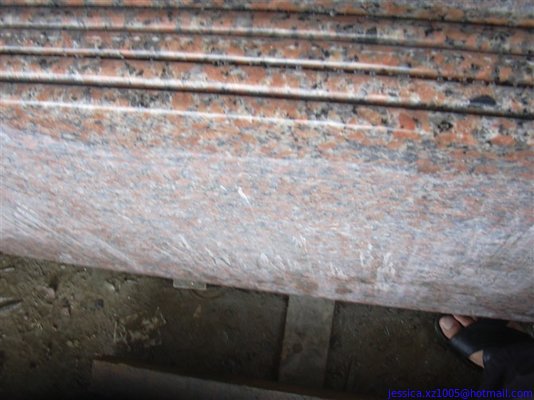 Polished G562 Maple Red Granite Exterior Stair Design Stair Tread Non Slip