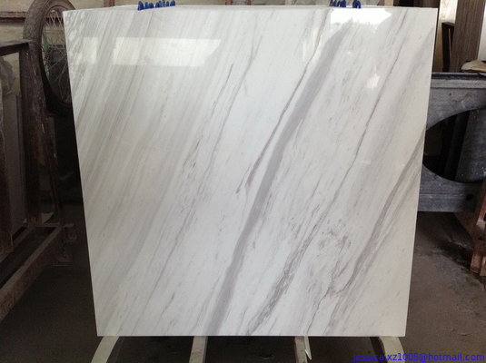 Greece Volakas White Marble white marble with Black Veins Polished tiles from China