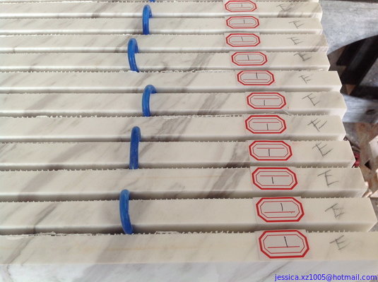 Greece Volakas White Marble white marble with Black Veins Polished tiles from China