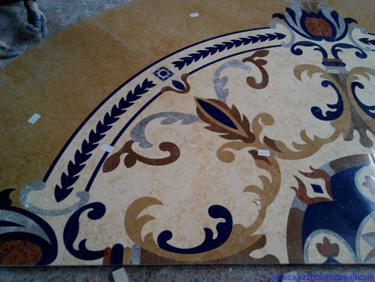 60x60 cm China natural Marble water jet Pattern for floor,Home And Hotel Decorative Marble Water Jet Patterns Price