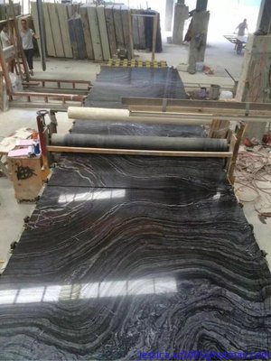 China Quarry Direct Wholesale Best Price High Quality Polished Black Wood marble Slab Tiles