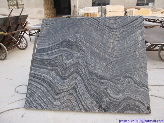China Quarry Direct Wholesale Best Price High Quality Polished Black Wood marble Slab Tiles