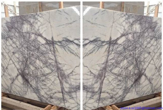 A Grade New York Marble slab from Project marble supplier Polished White Marble Tiles, New York White Marble