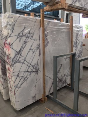 A Grade New York Marble slab from Project marble supplier Polished White Marble Tiles, New York White Marble
