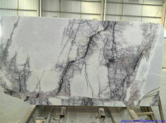 A Grade New York Marble slab from Project marble supplier Polished White Marble Tiles, New York White Marble