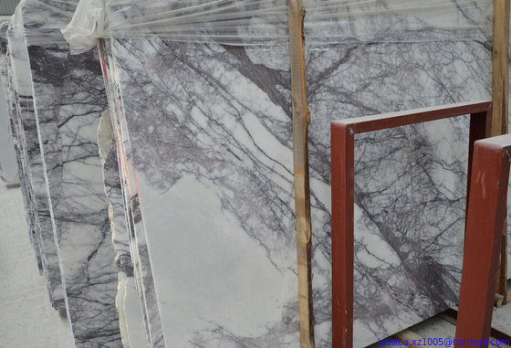 A Grade New York Marble slab from Project marble supplier Polished White Marble Tiles, New York White Marble