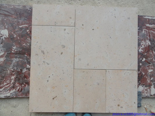 China Cheap Beige Limestone Price Wall Cladding Cheap Natural Sunrise Beige limestone Price For Wall Decoration