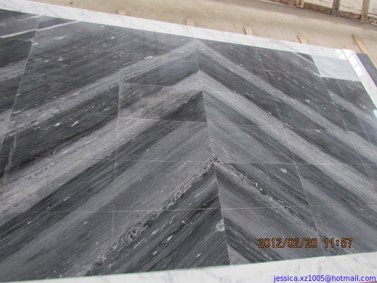 Factory Price Hot Sell Barry Black Marble For Flooring Tiles,Grey Vein Marble