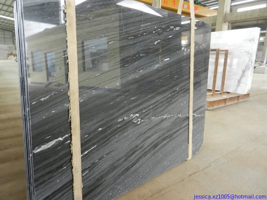 Factory Price Hot Sell Barry Black Marble For Flooring Tiles,Grey Vein Marble
