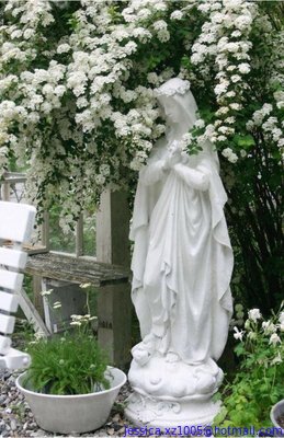 Beautiful Girl Statue Scrupture White Marble Naked Girl Figure Statue with Goose