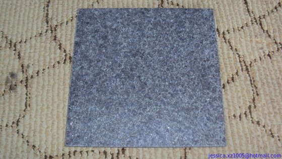 G684 Fuding Black Granite Basalt  Small Slab Tile Polished Flamed Leather Finished