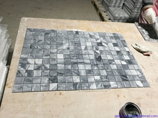 Grey Marble Mosaic,Marble Mosaic,Bardiglio Marble Mosaic ,Italian Grey Marble Bardiglio Mosaic