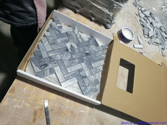 Grey Marble Mosaic,Marble Mosaic,Bardiglio Marble Mosaic ,Italian Grey Marble Bardiglio Mosaic
