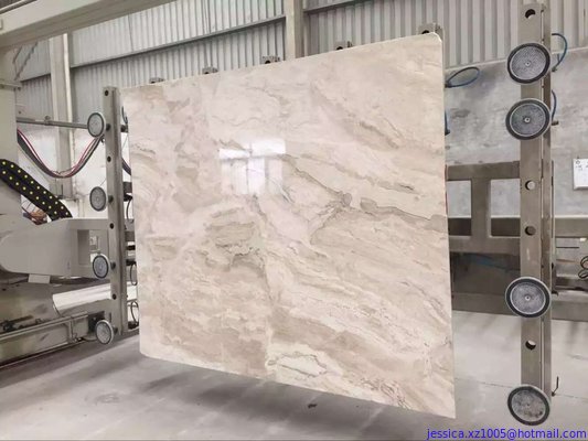 Polished Cappuccino Natural Marble/Beige Bathroom Floor Tiles Mandir Design In home cheap price