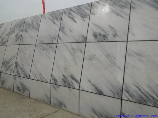 Hottest Marble Polished Blue Sky White Marble Types White Marble