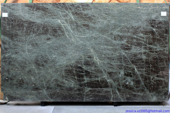Wholesale Polished Forest Snow Granite Slabs Luxury Stone Snowing Forest Green Granite