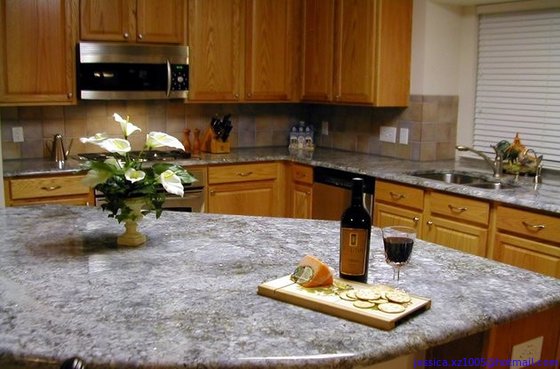 High quality polished Azul Aran Granite for countertop Azul Aran Azul Platino Granite With Low Price