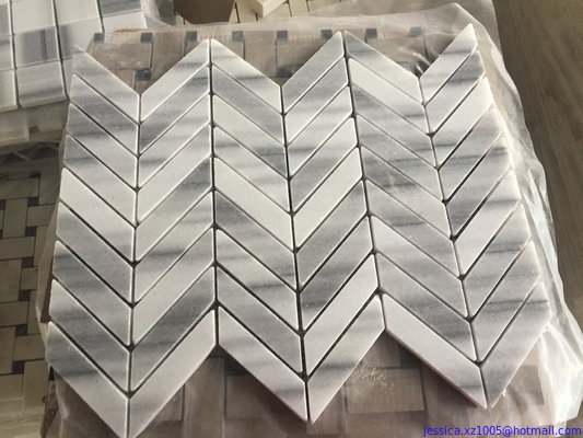 High Quality Marmara Equator White Marble Hexagon Stone Mosaic Tile/stone mosaic