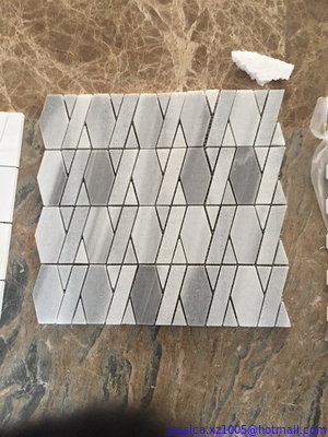 High Quality Marmara Equator White Marble Hexagon Stone Mosaic Tile/stone mosaic