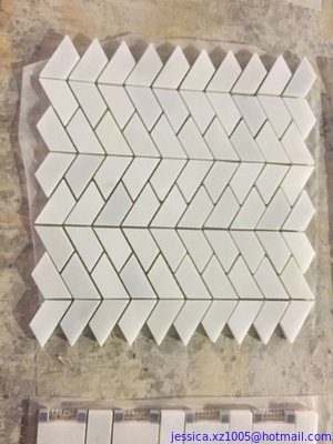 Danby White Marble Mosaic, New design natural marble Mosaic Stone , China White Marble Mosaic Tile