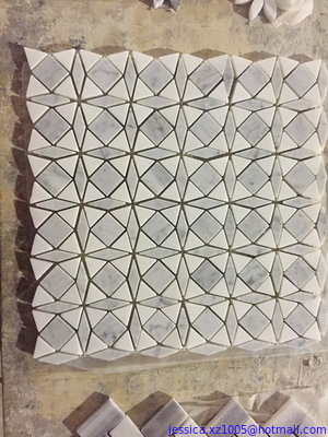 Carrara White Marble Mosaic,Marble Mosaic,White Marble Mosaic ,Eastern White Marble Mosaic