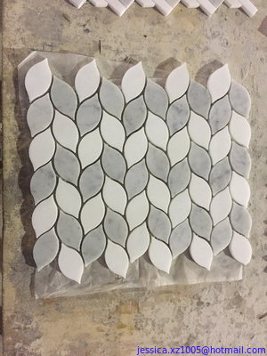 Carrara White Marble Mosaic,Marble Mosaic,White Marble Mosaic ,Eastern White Marble Mosaic