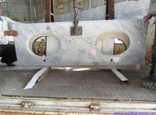 Hot sale Indoor Bathroom Carrara White Marble vanity top & Countertop