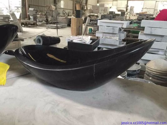 Good Quality Low price Nero Marquina marble bathroom vanity wash basins on sale