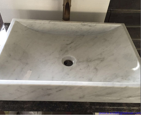 Single Hole Wash Basin Marble Basin Carrara White Marble Wash Basin Price