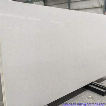 White Galaxy quartz, Value White quartz, Crystal White quartz stone prefab vanity top, countertop