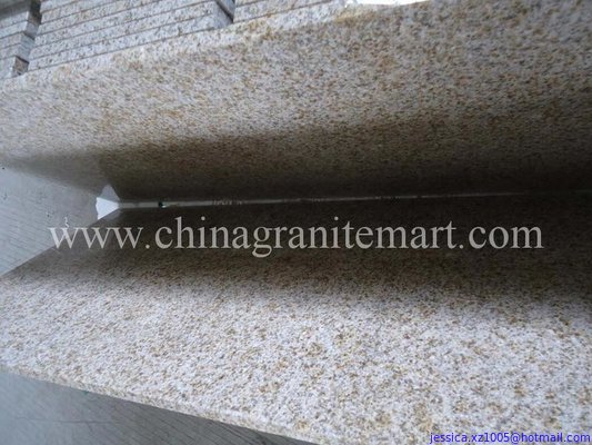 Popular Rusty Beige Granite Products,G682 Granite Stairs, Stairs Case, Riser Tiles