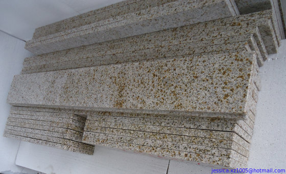 Popular Rusty Beige Granite Products,G682 Granite Stairs, Stairs Case, Riser Tiles