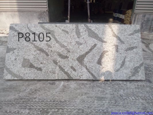 Wholesale Grey Veins White Calacata Quartz， white quartz slabs Stone for Kitchen Countertop
