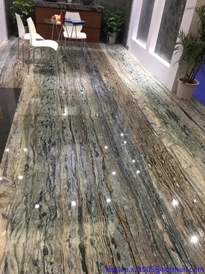Accept Customized Leonardo Davinci Sandal Wood Marble  Polished Marble slabs or tiles