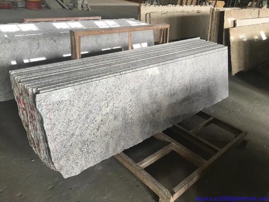 Factory wholesale New model high quality slab kashmir white granite price Grade A New Kashmir White Granite Slabs