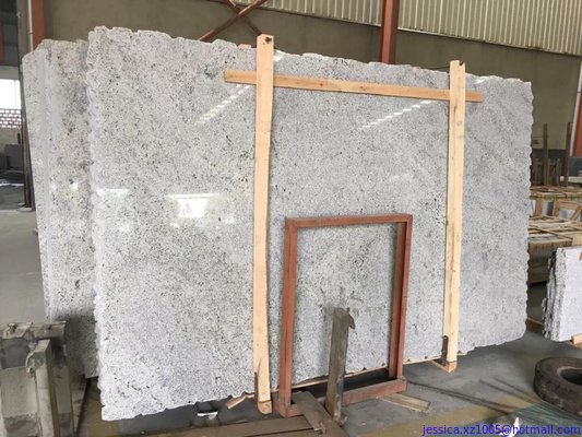 Factory wholesale New model high quality slab kashmir white granite price Grade A New Kashmir White Granite Slabs